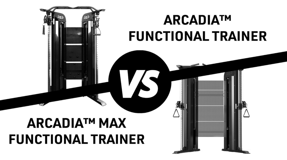 The Arcadia vs. the Arcadia Max Functional Trainer